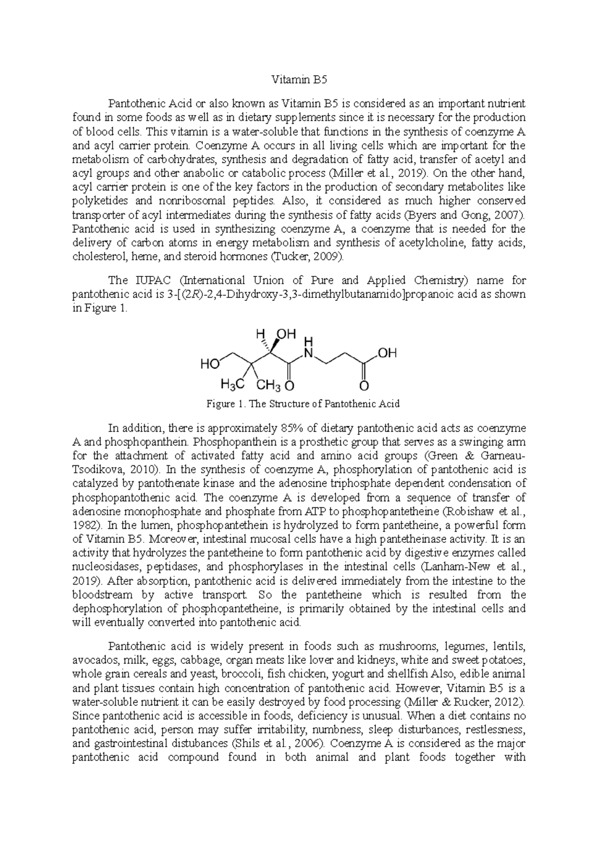 All about Vitamin B Research Conducted - Vitamin B Pantothenic Acid or ...
