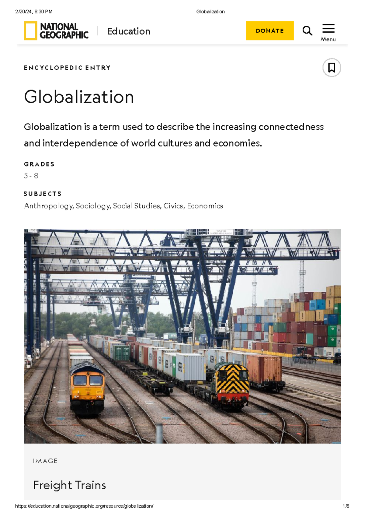 Globalization - Summaries and overviews of globalisation; its causes ...