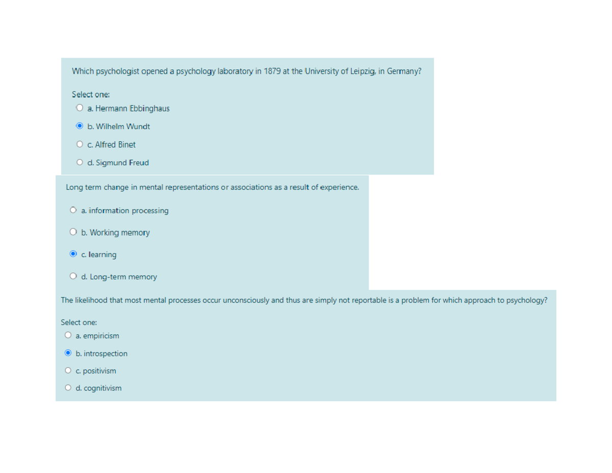 WEEK 1-2 - General Psychology - Studocu