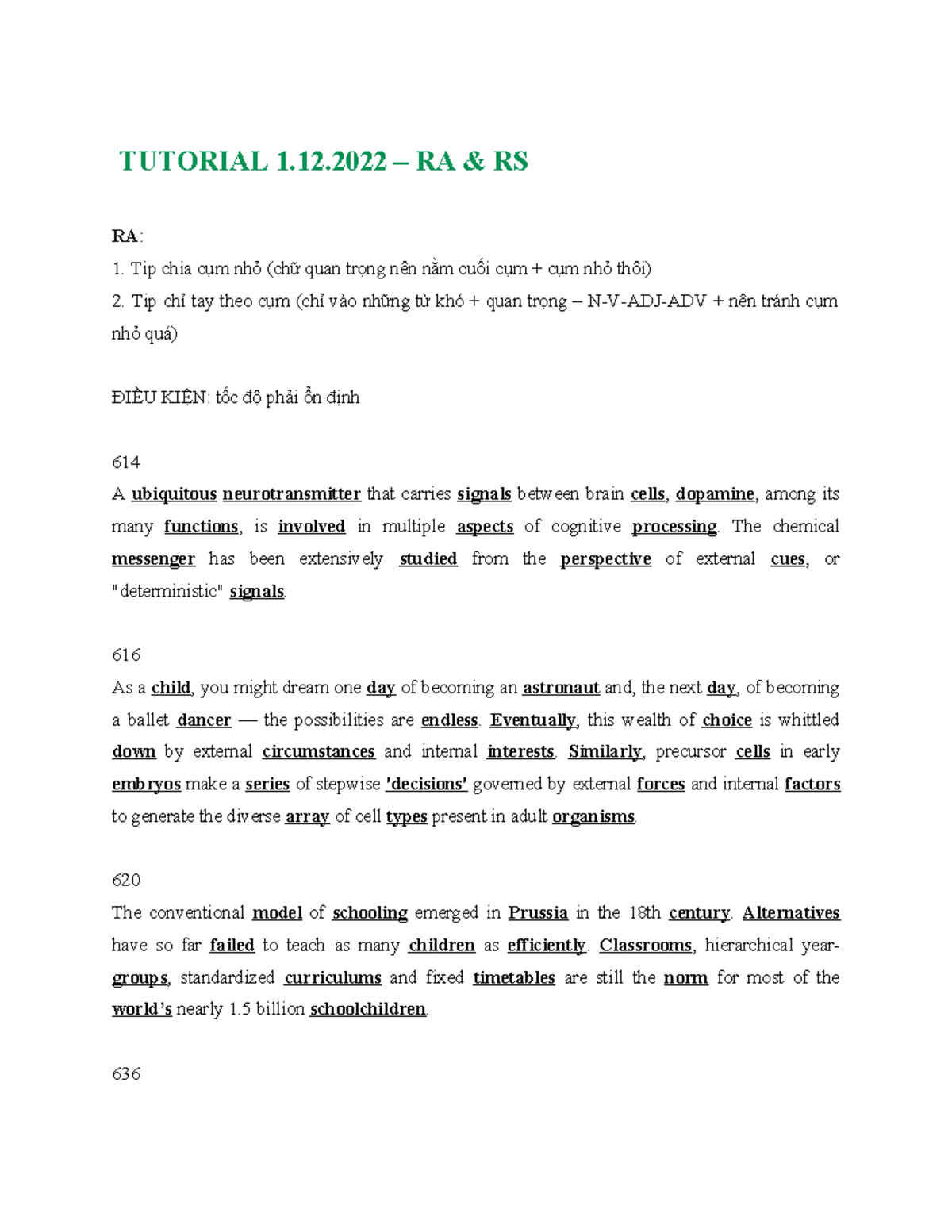 RA-RS tip - Tutorial - ............. - TUTORIAL 1.12 – RA & RS RA: Tip ...