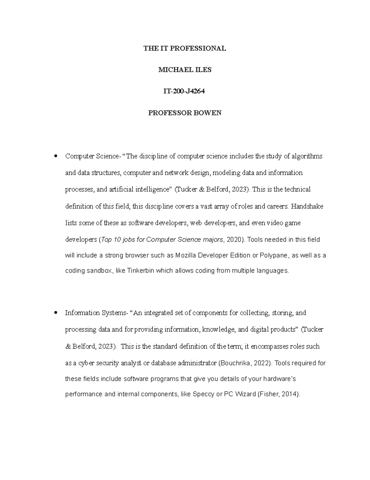 THE IT Professional-ILES - THE IT PROFESSIONAL MICHAEL ILES IT-200-J ...