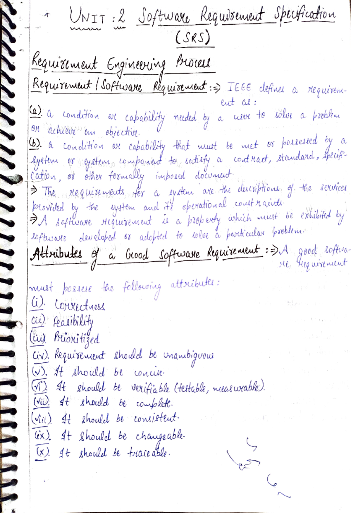 UNIT 2 SRS Software Engineering (KCS601) - Studocu