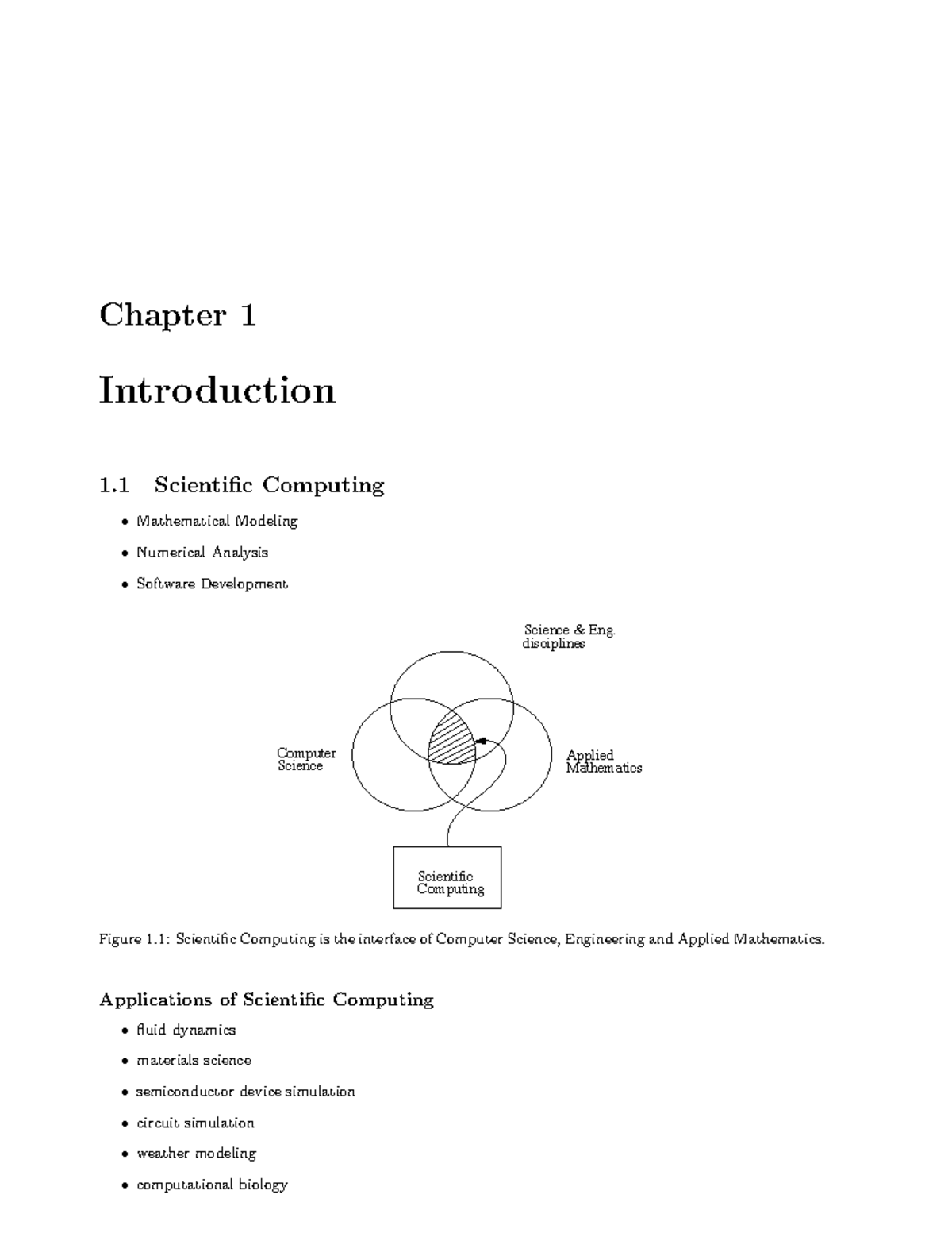 Chapter 1 CS314 - efkejfpajfpejp - Chapter 1 Introduction 1 Scientific ...