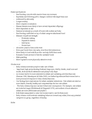 Prelim 2 Readings - Fink1 and Ian Penton-Voak: - Focus on the sections ...