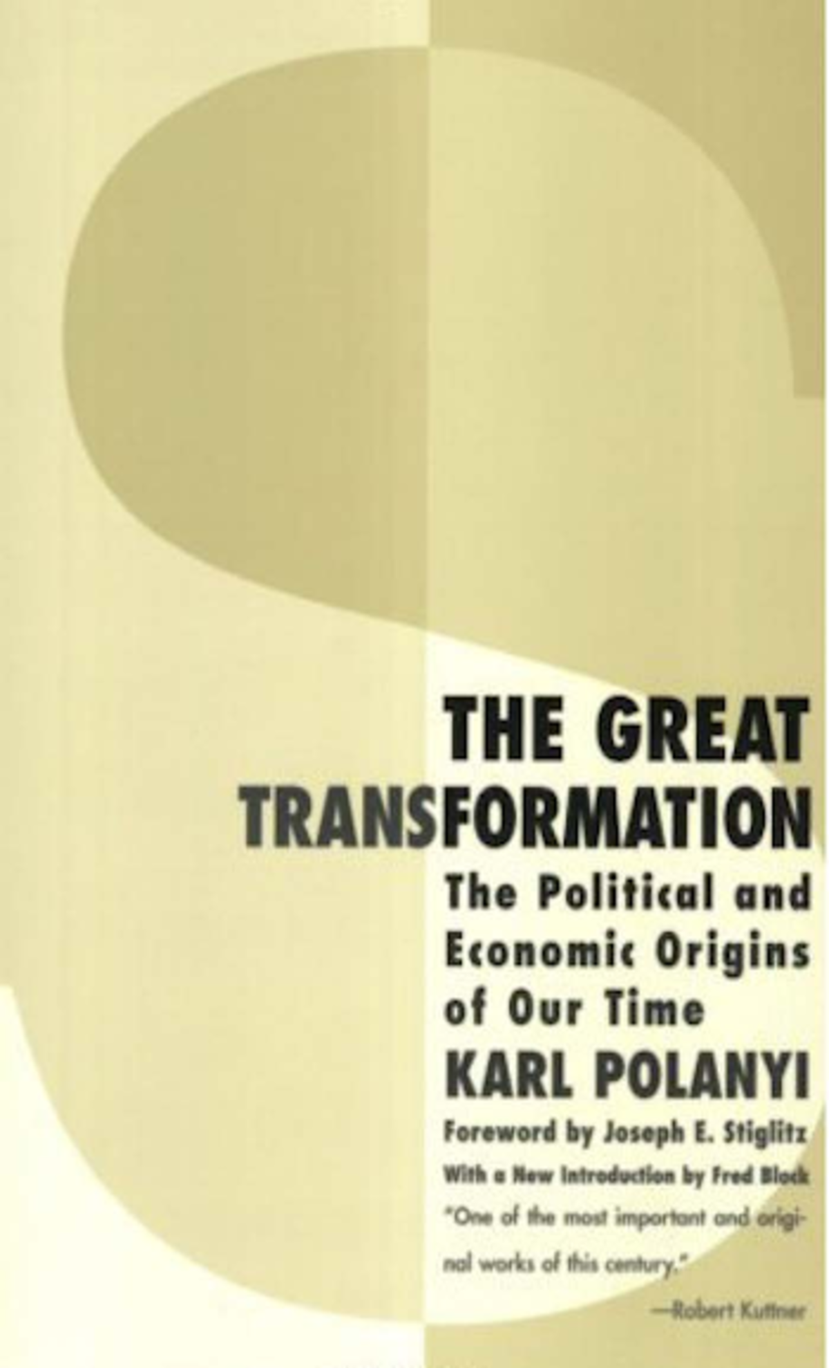1. Karl Polanyi: the great transformation - Part Two 刀椀se 愀渀d Pall of ...