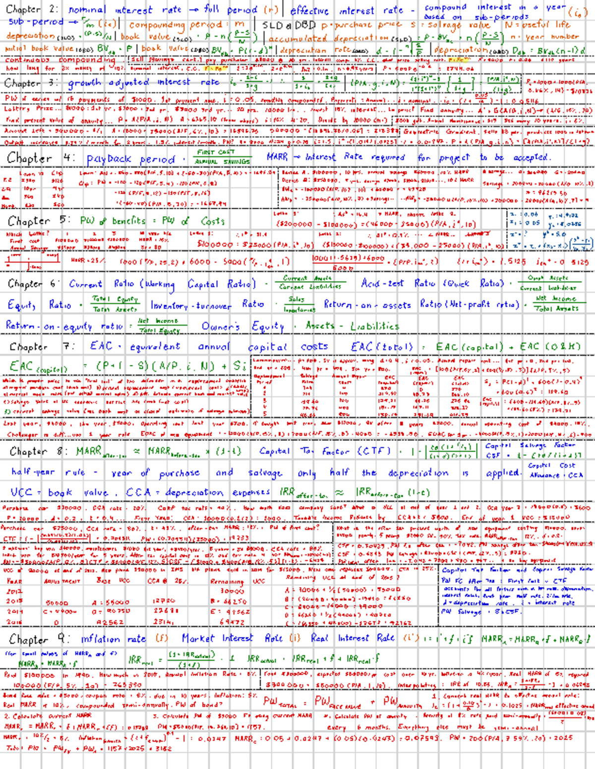 2EE3 Final Cheat Sheet - Summary Sociology - Chapter- 2 : nominal ...