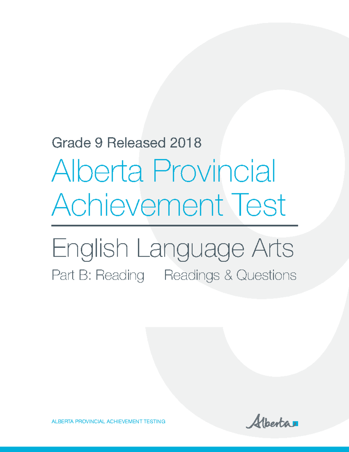 Edc ela9 pat released items 2018 - Grade 9 Released 2018 Alberta ...