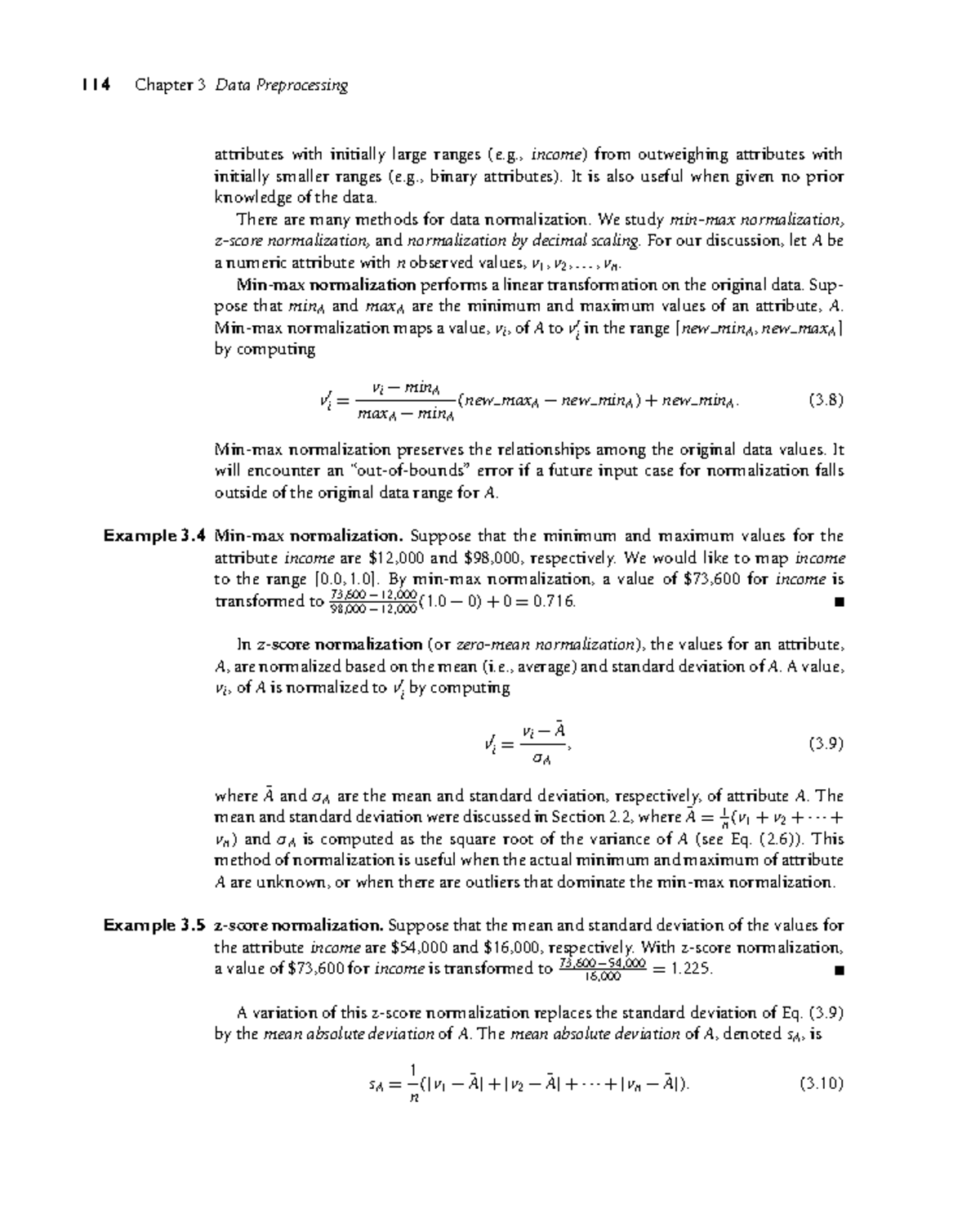 Data Mining 2 Lecture Notes 6 10 114 Chapter 3 Data Preprocessing Attributes With Initially