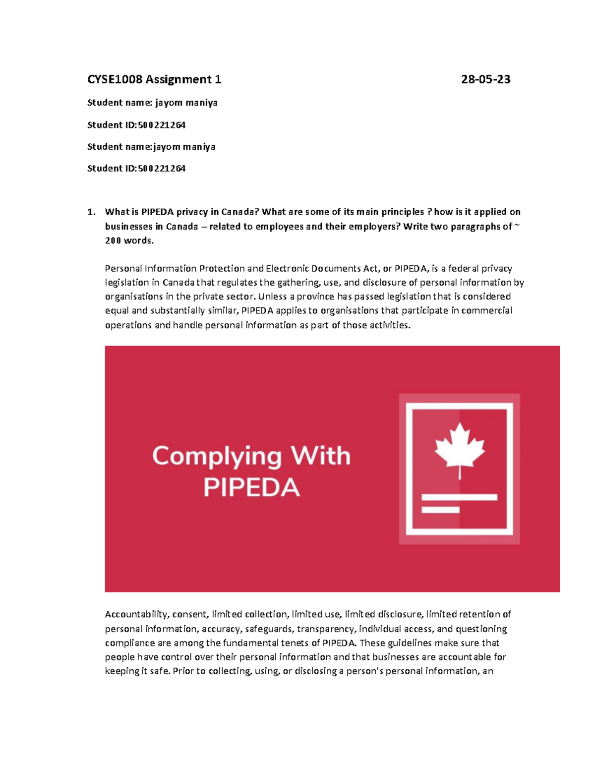 CYSE1008-lab assignment 1500221264 - CYSE1008 Assignment 1 28-05 ...