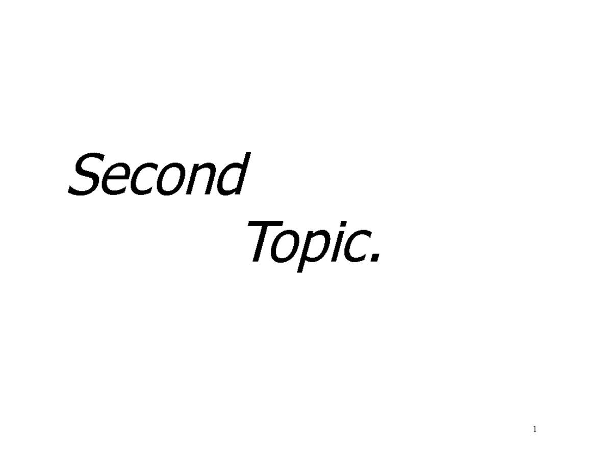 Second Topic - APUNTES SOBRE INGLES III LIC KARLA. - Second Topic. Unit ...