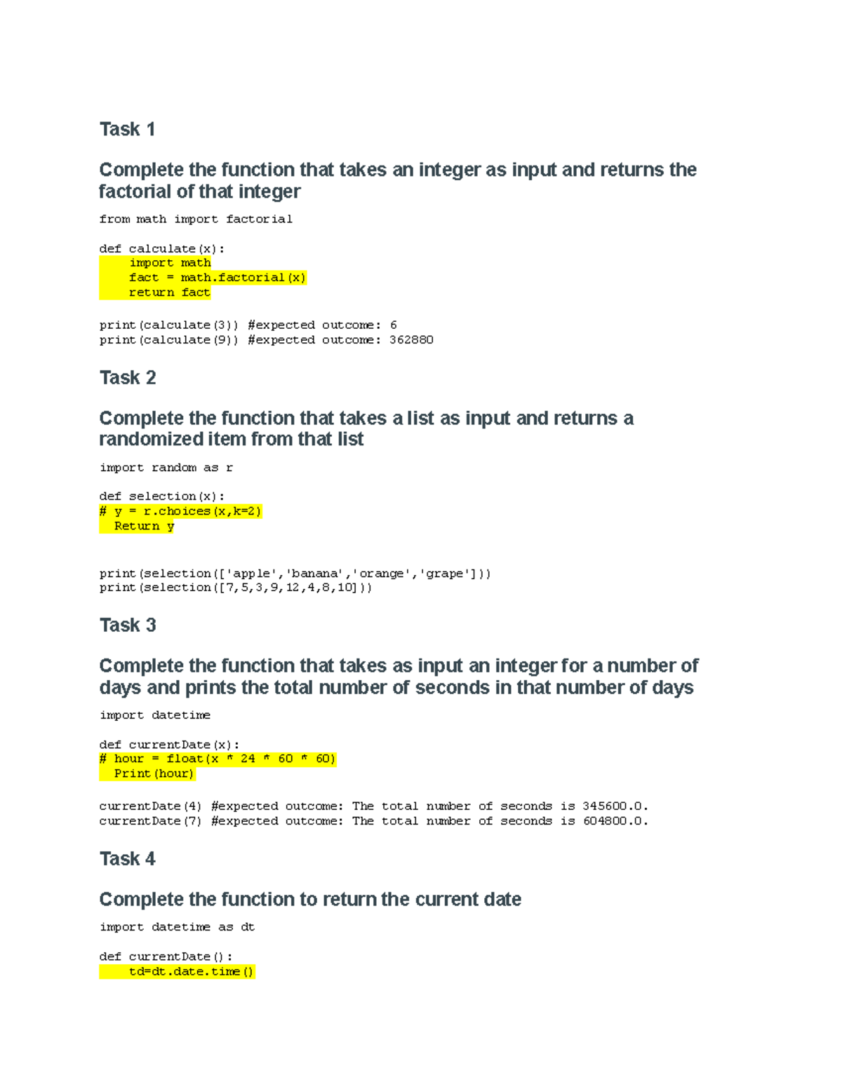 Py Ch 11 Tasks - Python Programs - Task 1 Complete the function that ...