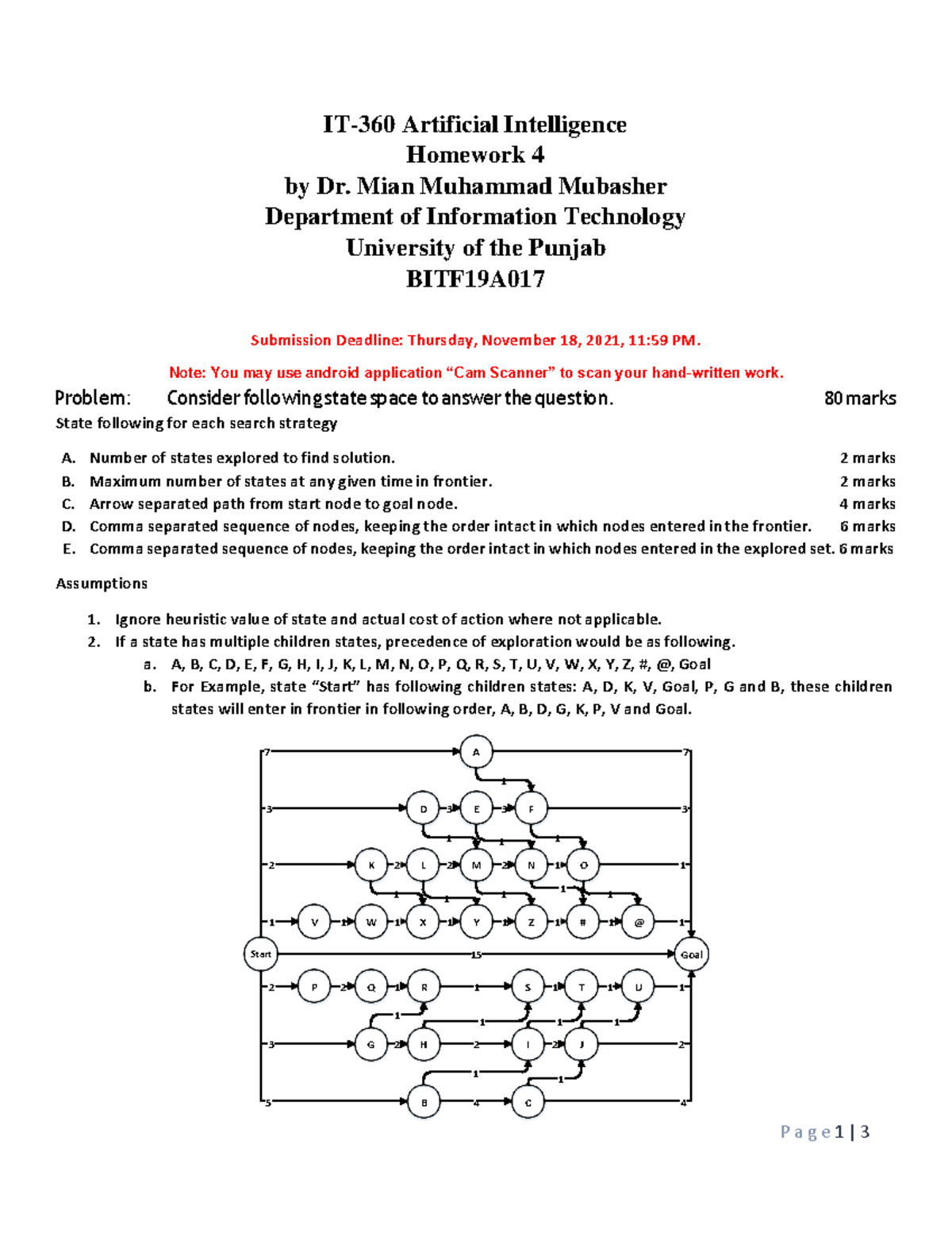 Bitf19a017-hw- informed search - 7 A 7 1 3 D 3 E 3 F 3 1 1 1 2 K 2 L 2 ...