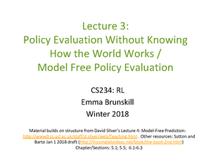 Cs234 guest lecture policy gradients - Reinforcement Learning – Policy Op5miza5on Pieter Abbeel ...