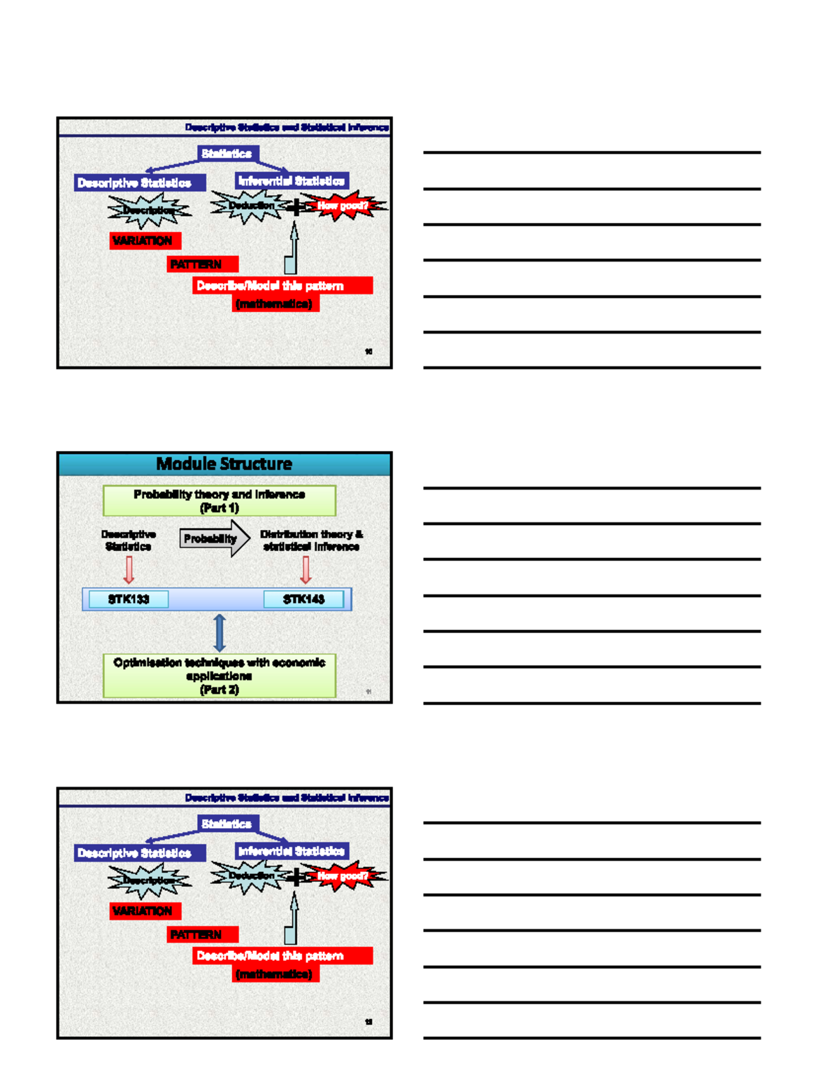 STK143 - Week 1 Preliminary Lecture Slides - STK 110 - UP - Studocu