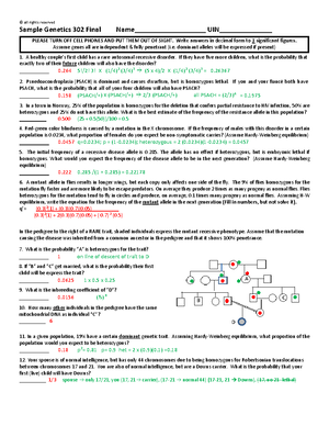 Genetics in class lecture notes Dr. Davis - genetics 10/ Lecture DNA ...