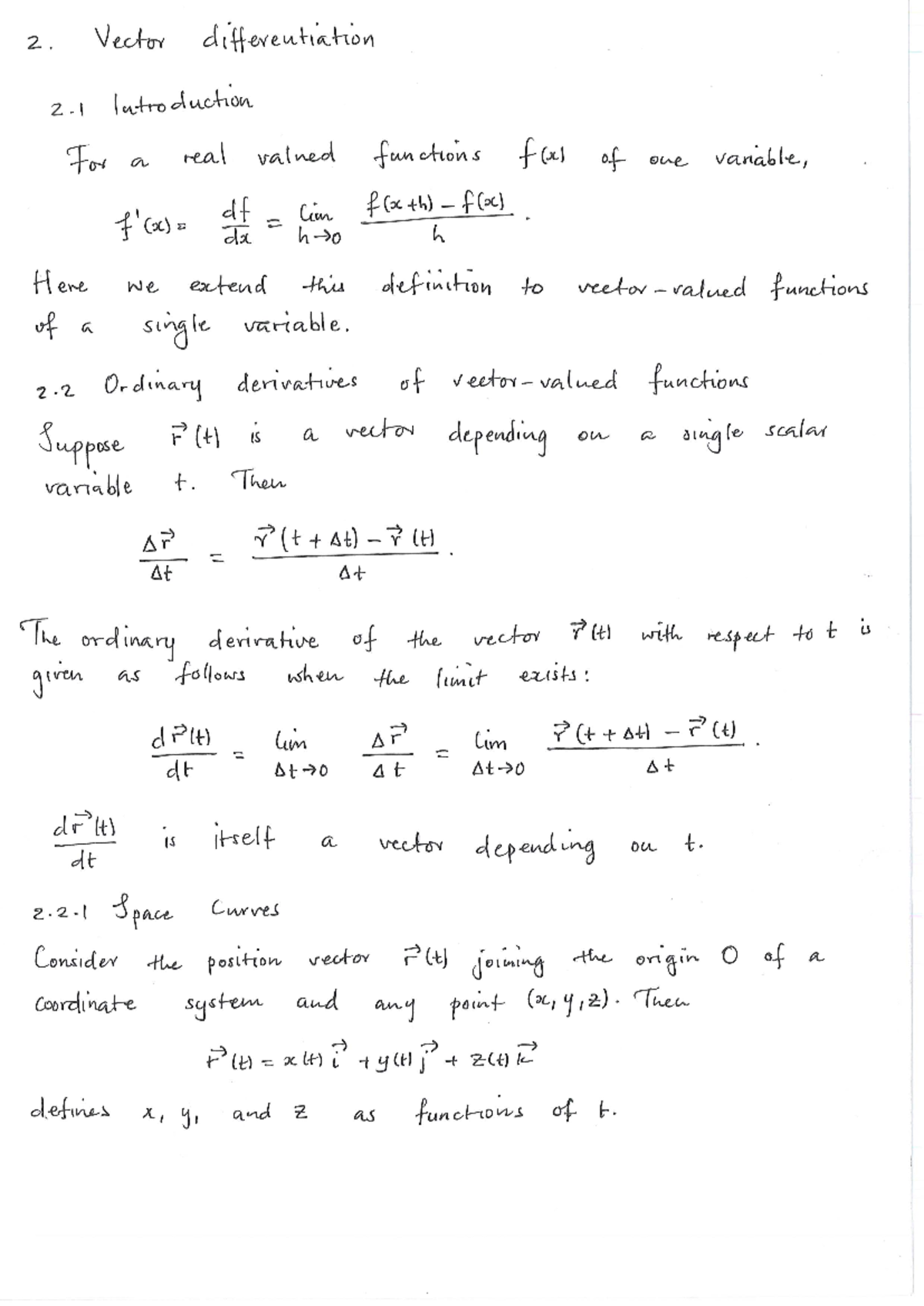 vectors and scalar - SAPM011 - Studocu