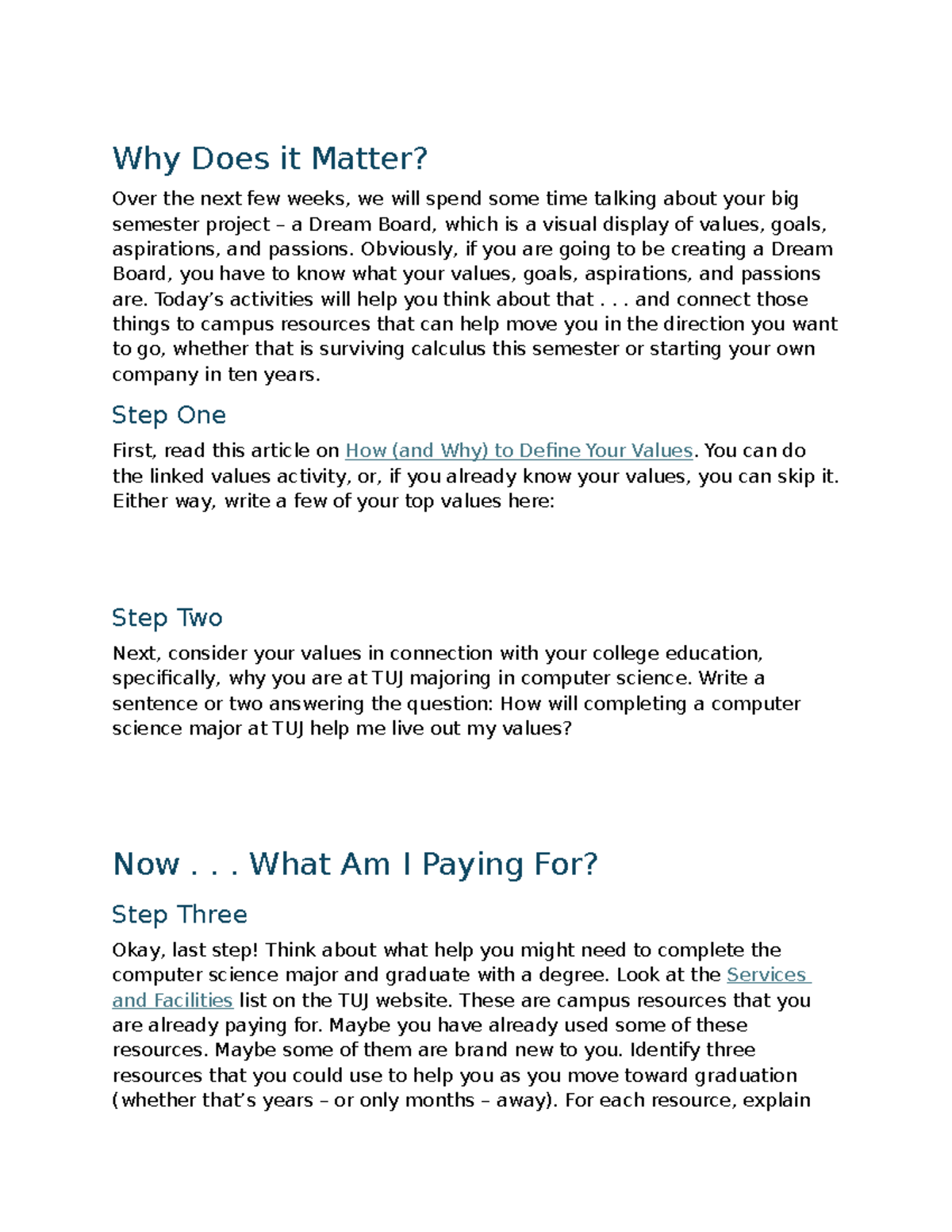Campus Resources Asynchronous Activity - Why Does it Matter? Over the ...