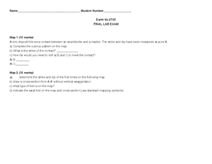 Lab 1 - Mineral Lab - Earth Science - Rocks - Student Name: EarthSc ...