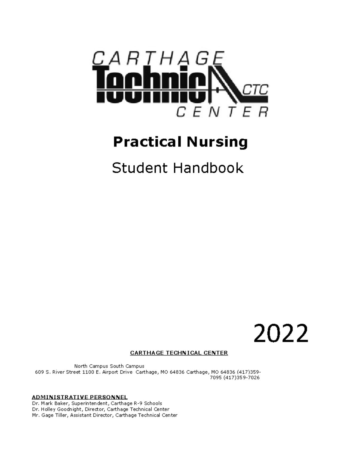 PN 2022 Handbook - good stuff - Practical Nursing Student Handbook 2022 ...