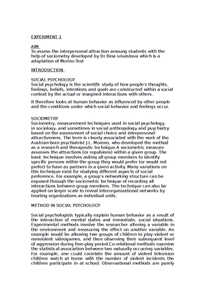 TWO Point Threshold - TWO POINT THRESHOLD AIM To measure the two-point ...