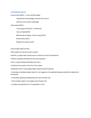 IS3331 EXAM 1 - exam paper - Database Management - Studocu