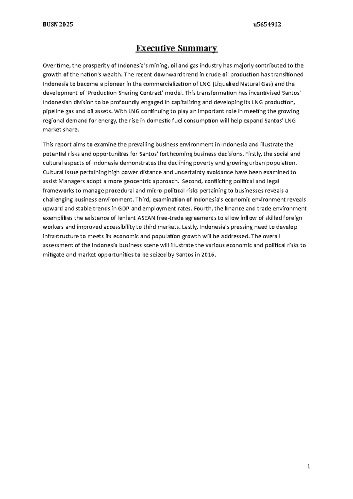 Surbhi final bear copy - Bear report - Executive Summary Over time, the ...