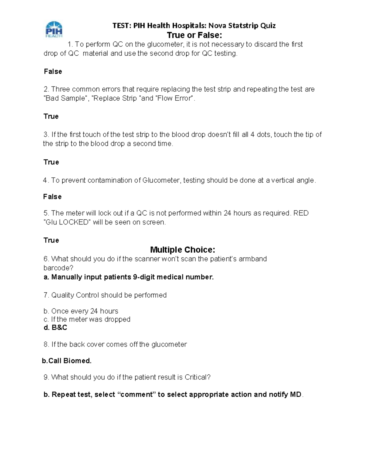 PIH.Test - 2023 Nova Statstrip - TEST: PIH Health Hospitals: Nova ...