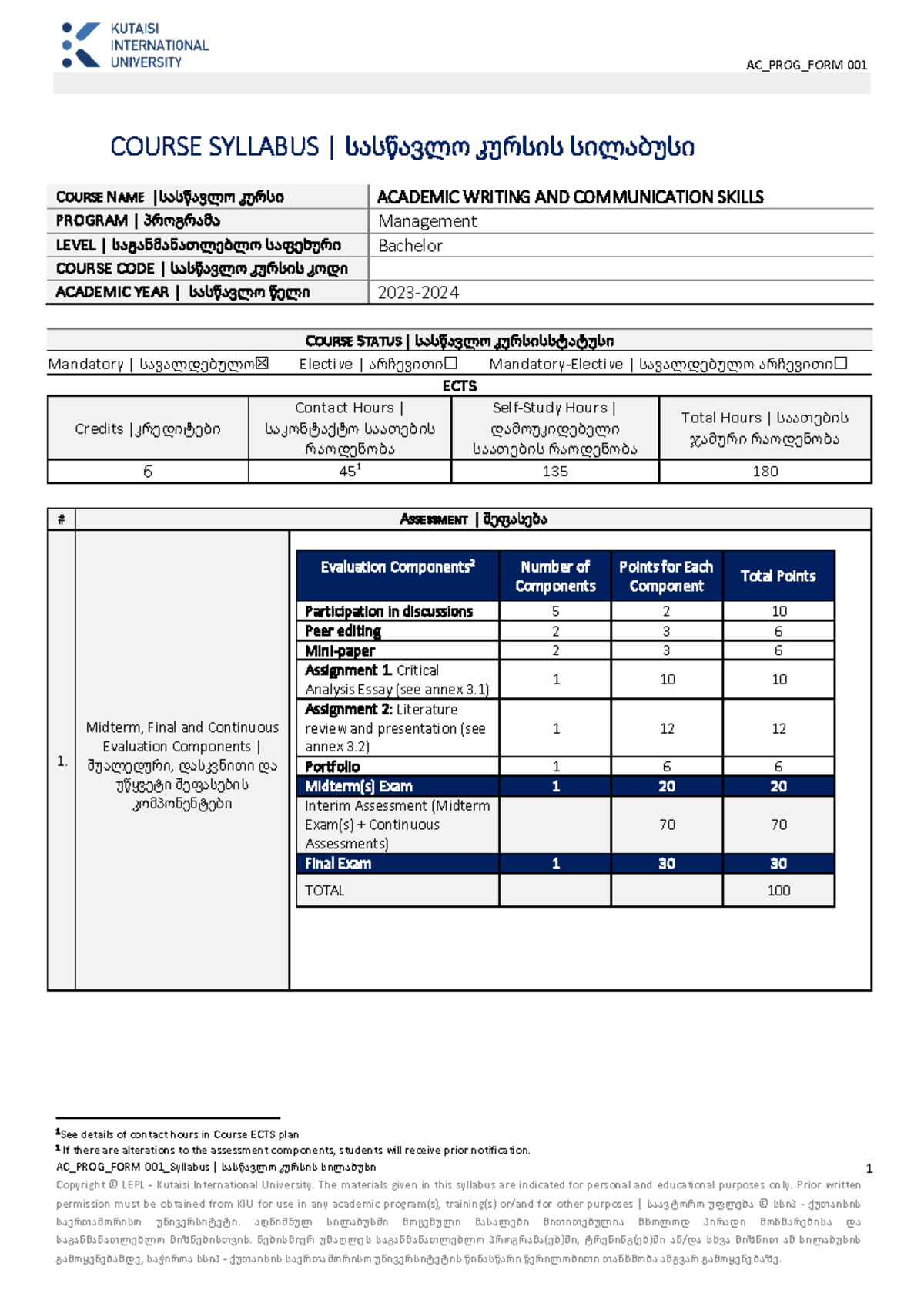 Material 005 Academic Writing AND Communication Skills - AC_PROG_FORM ...
