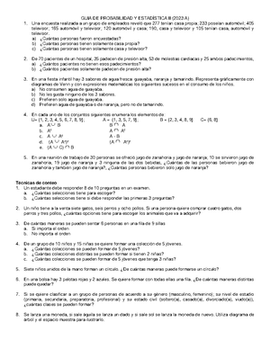 Sexto Semestre.- Guía Didáctica del Estudiante.- Probabilidad y Estadísica II - Probabilidad y ...