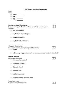 MSK Assessment template for patient assessment - Subjective Data Joints ...