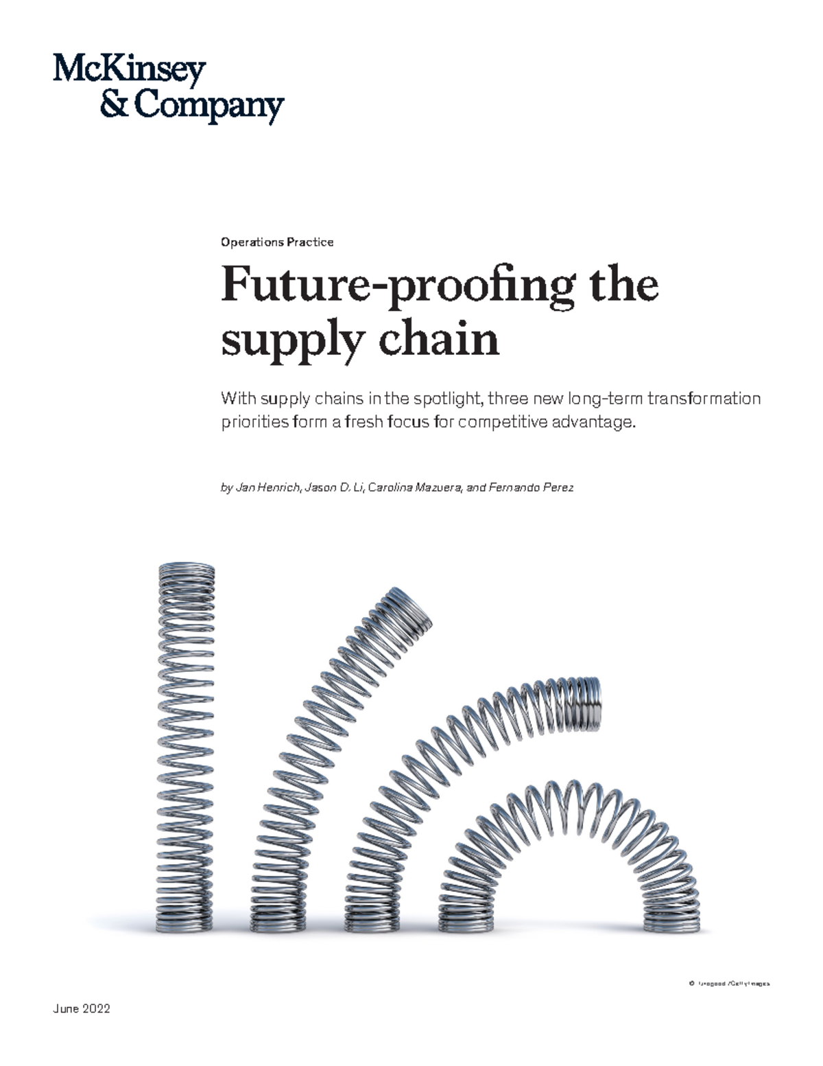 Future proofing the supply chain - Operations Practice Future-proo ng ...