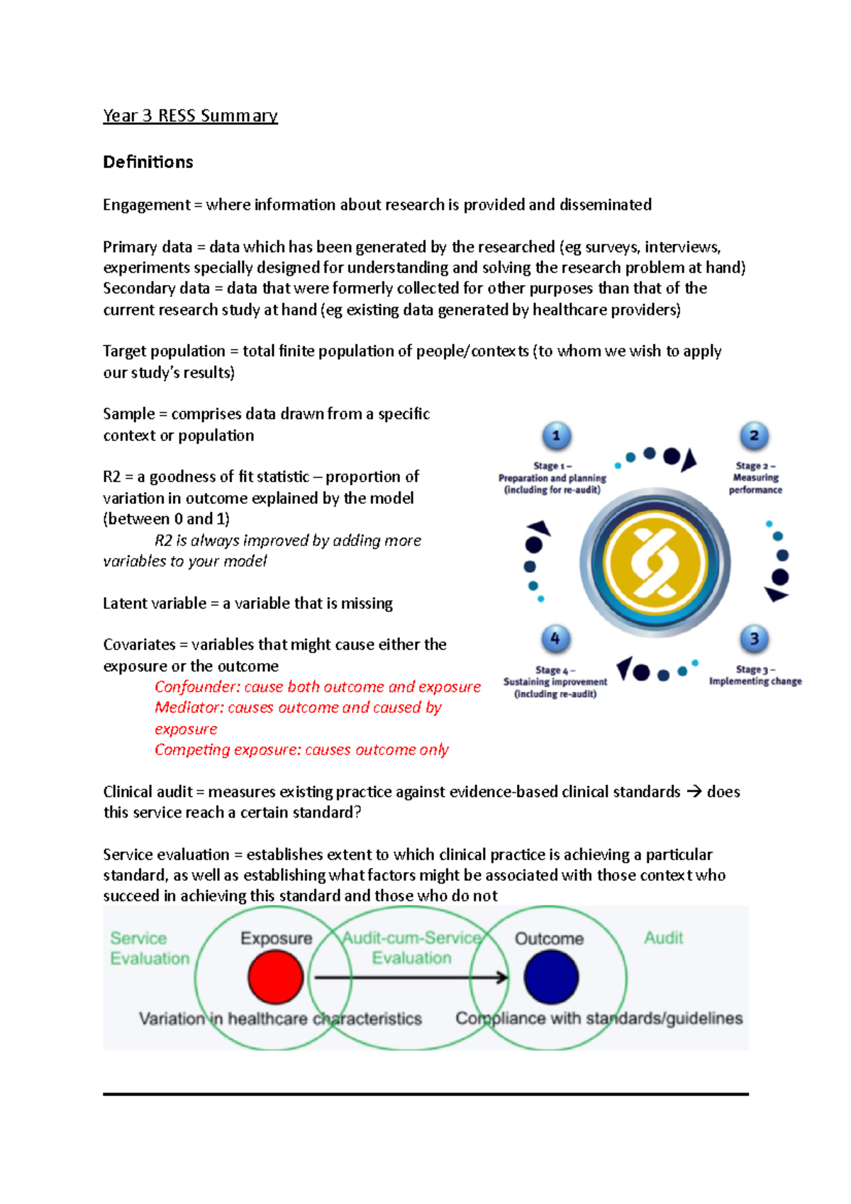 Year 3 RESS Summary - Year 3 RESS Summary Definitions Engagement ...