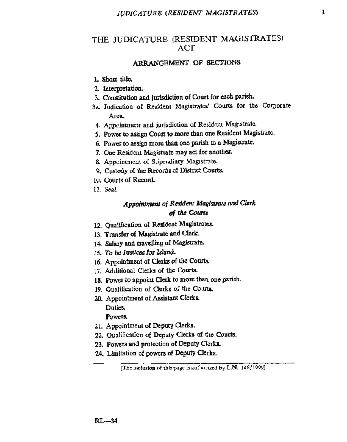 The Judicature (Resident Magistrates) Act - JUDICATURE (RESIDENT ...