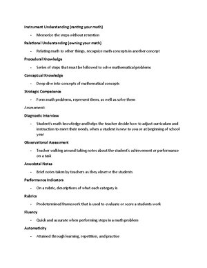 Notes - National Assessment of Education Progress (NAEP) o The data ...