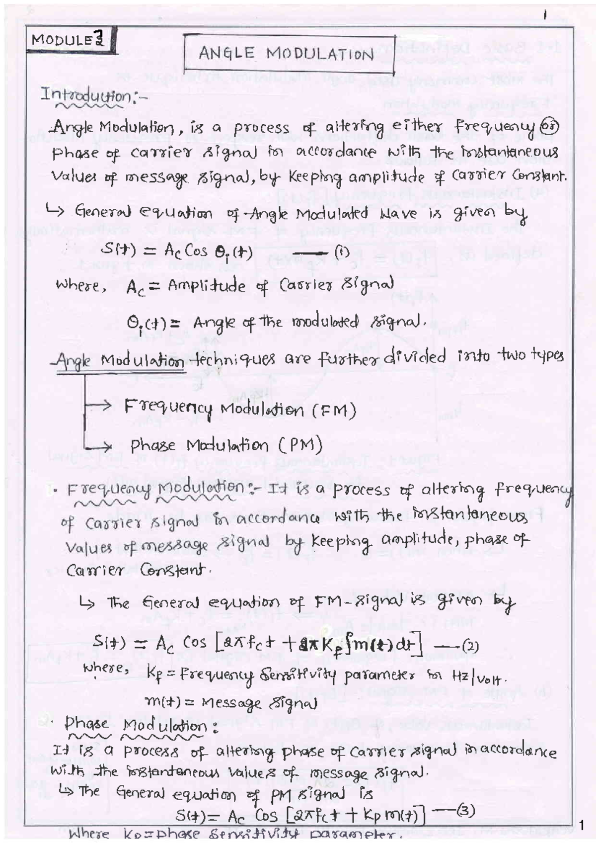 PCS Module-3 Notes - I MOPULE A A"gf" ModuhBe'1 , is q Process "F alle ...