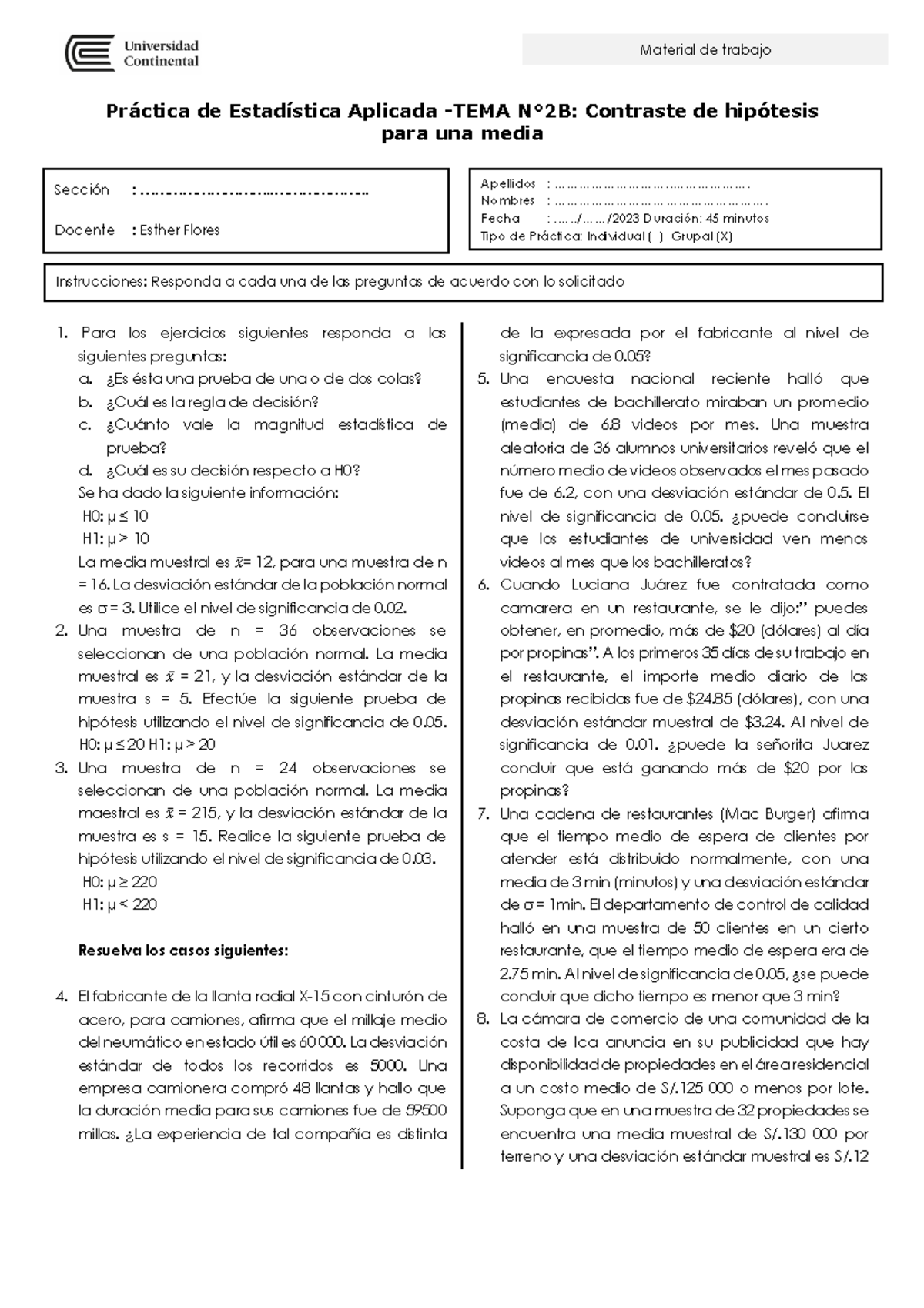Practica Semana 2B - aeaeeaeaeaaeaeae - Material de trabajo Práctica de ...