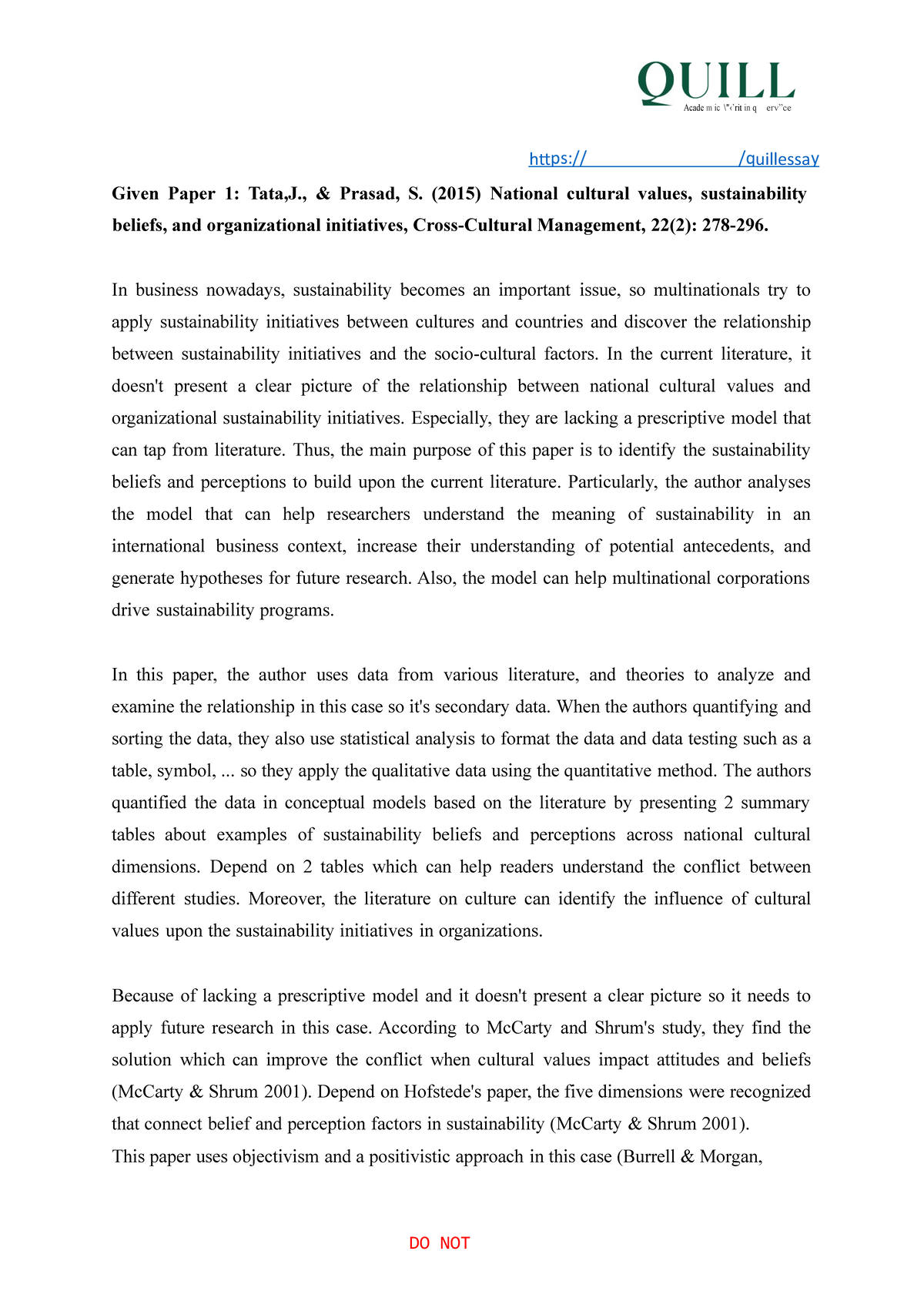 OA-Asm-1-Sample - A sample I guess - Acade m ic "‹’rit in q erv”ce DO ...