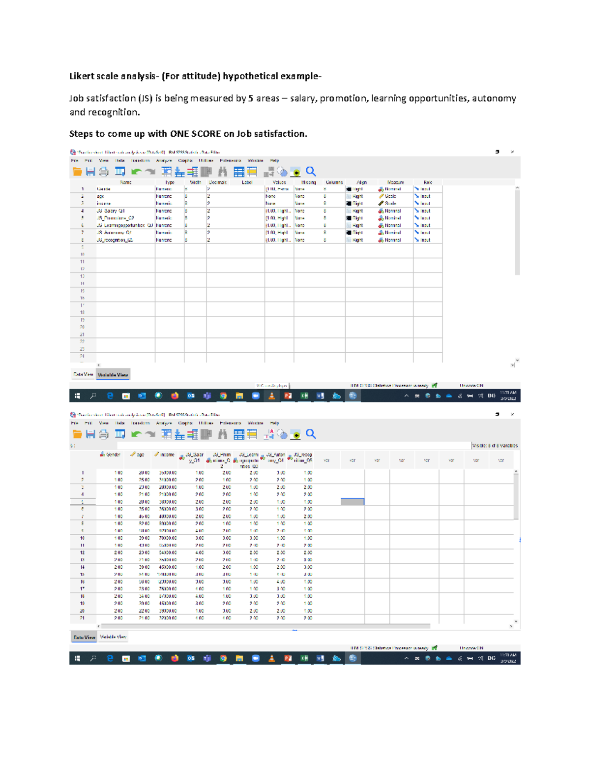Likert scale analysis - Lecture - LSP800 - Likert scale analysis- (For ...