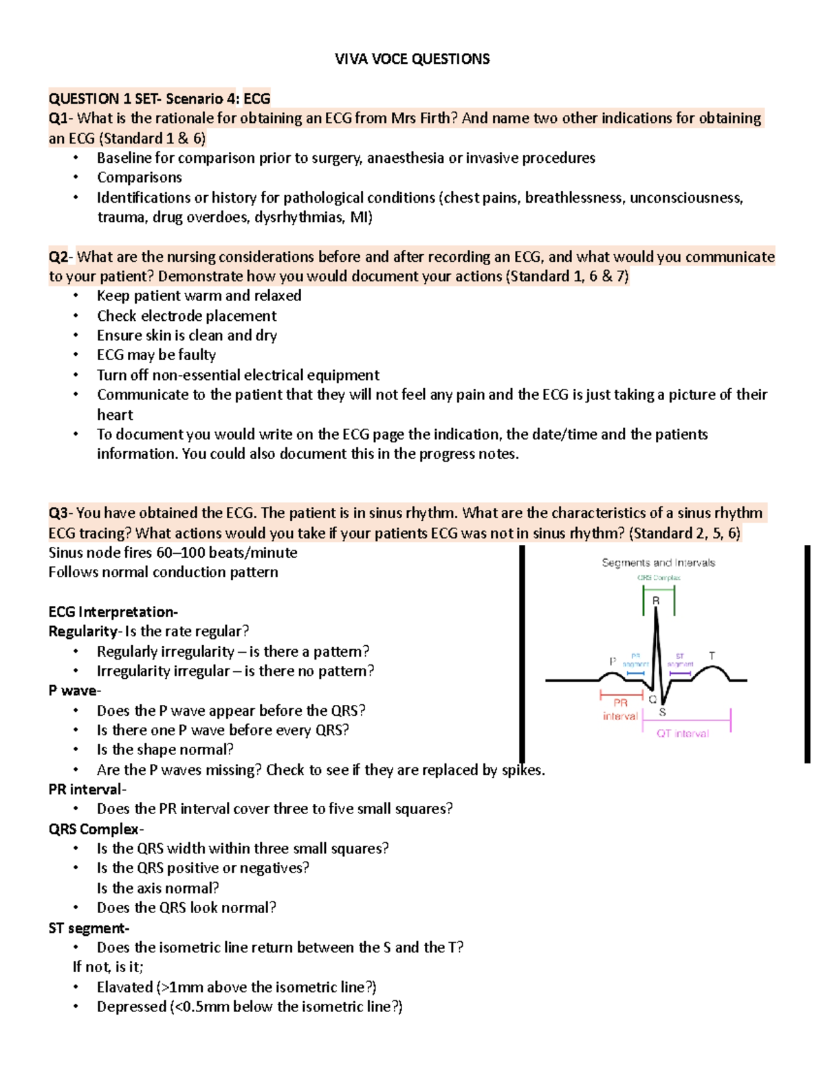 VIVA VOCE Questions - NPU3505 - ECU - Studocu