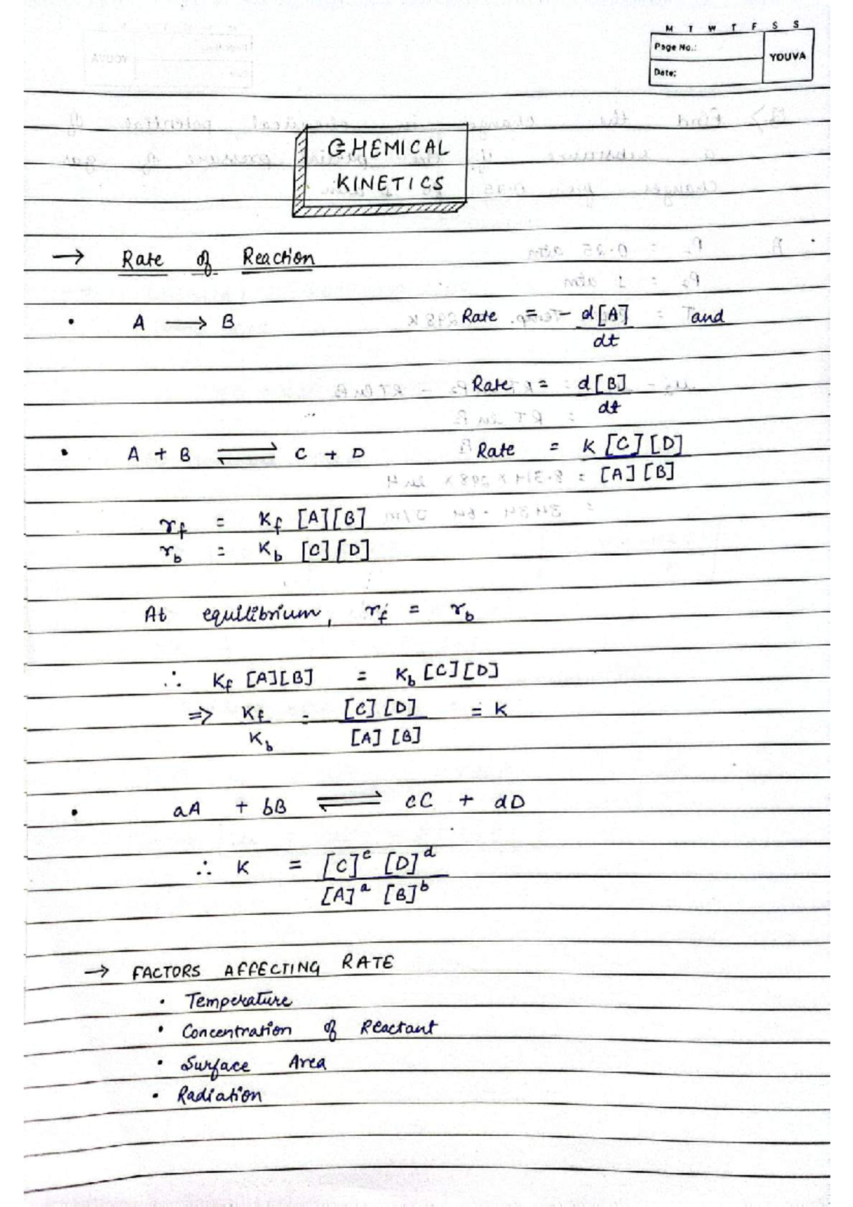 Chemical Kinetics - Chemistry - Studocu