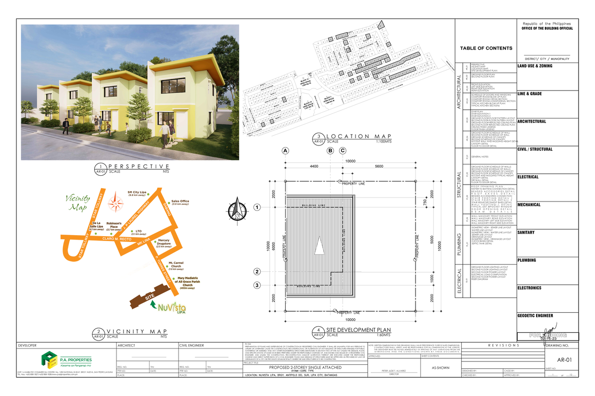 Nuvista Lipa - Ayami Model - OFFICE OF THE BUILDING OFFICIAL K9 LOC B ...