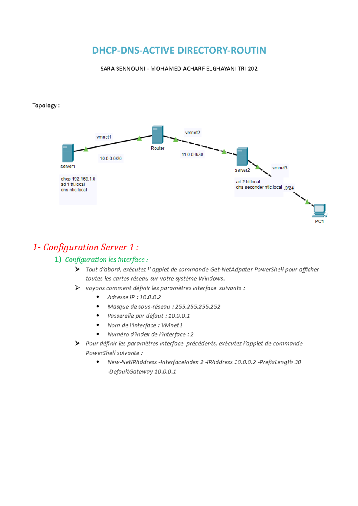 DHCP-DNS- Active Directory- Routin - DHCP-DNS-ACTIVE DIRECTORY-ROUTIN ...