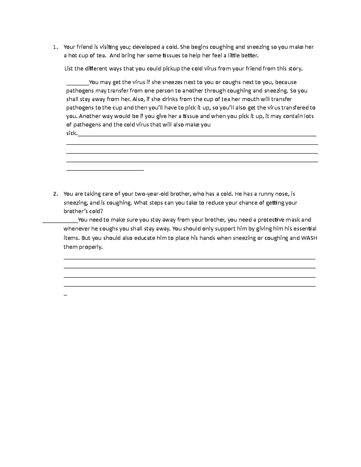 Biology Practice Worksheet - Bio - Studocu