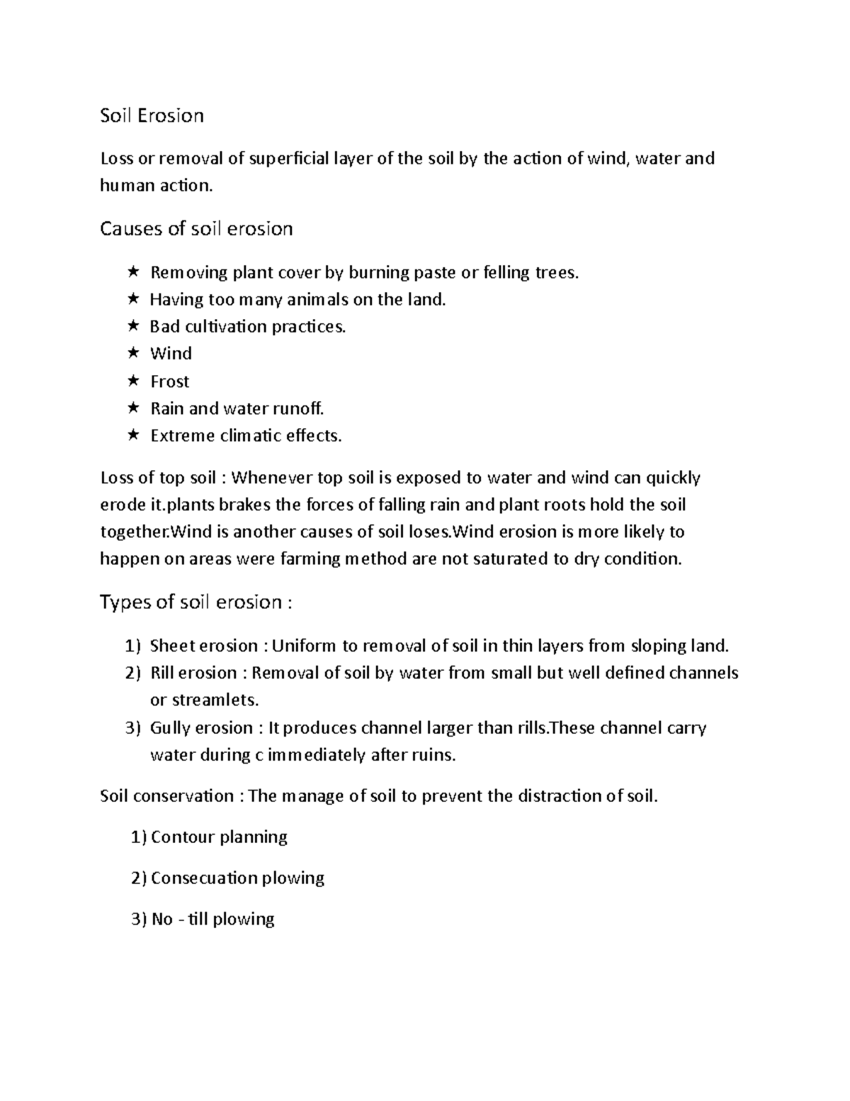 Soil Erosion-WPS Office - Soil Erosion Loss or removal of superficial ...