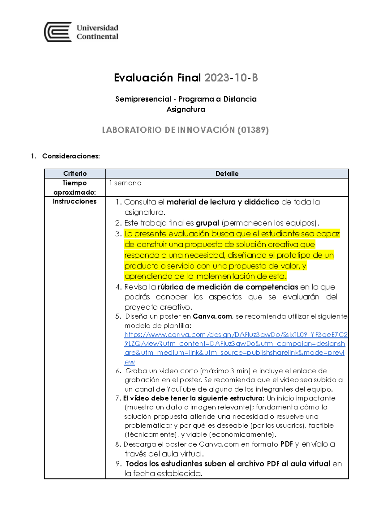 2023 EvaluacióN - EvaluaciÛn Final 2023 - 10 - B Semipresencial - Programa a Distancia ...