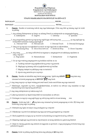 Activity Sheet Iwrbs WEEK 1-4 - INTRODUCTION TO WORLD RELIGIONS AND ...