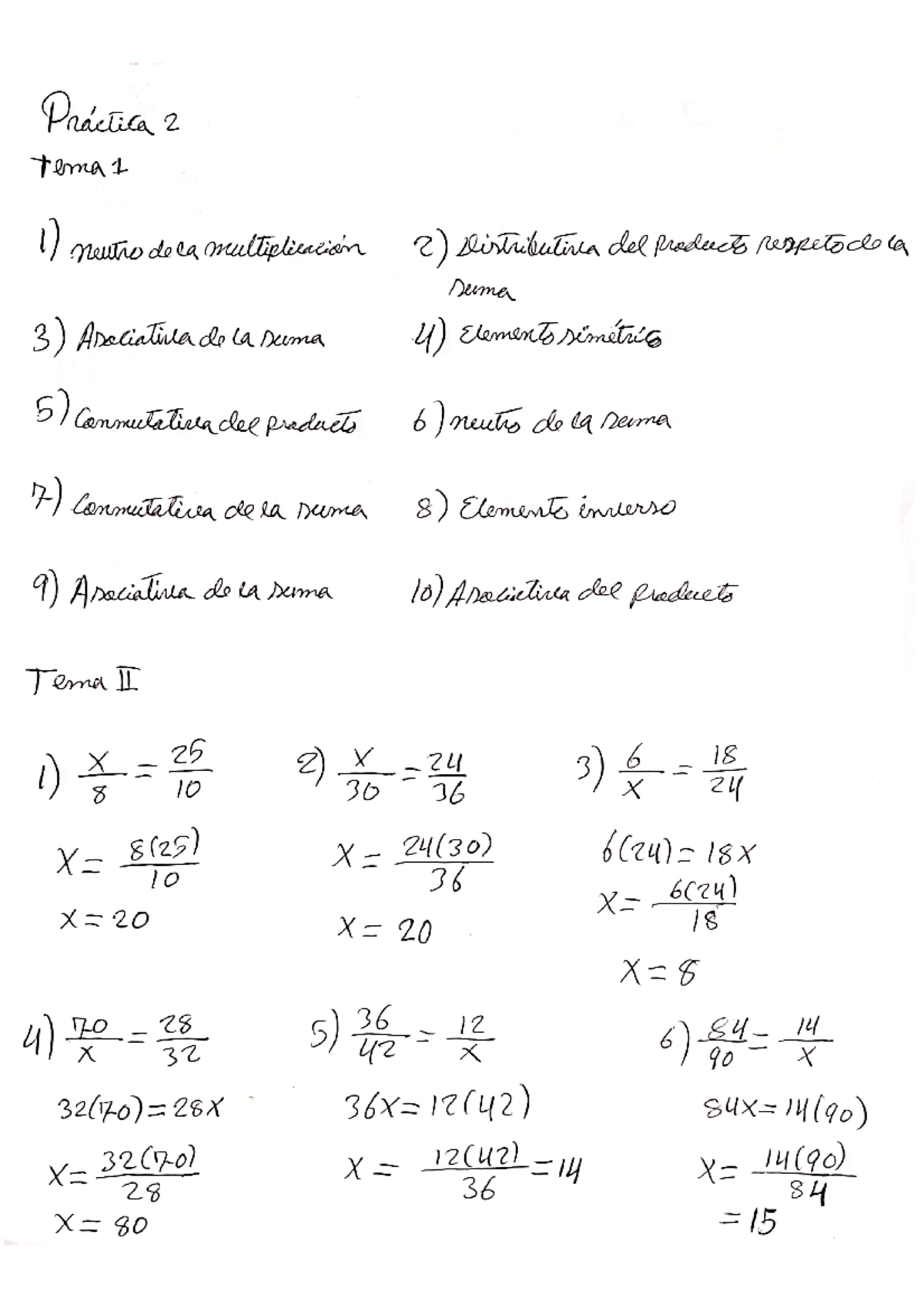 Practica 2 matematica Basica - Matemática Básica - Studocu