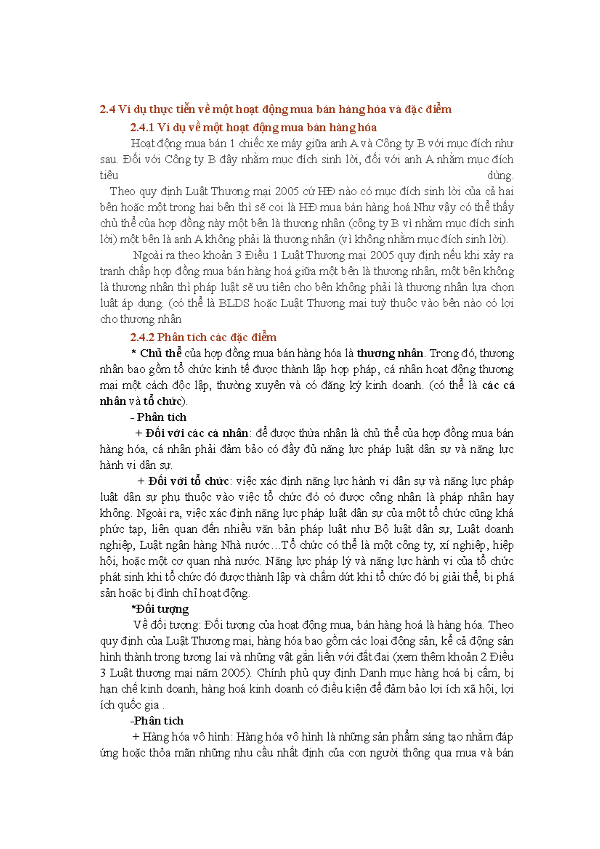 Ví dụ thực tiễn MBHH - toan cao cap - 2 Ví dụ thực tiễn về một hoạt ...