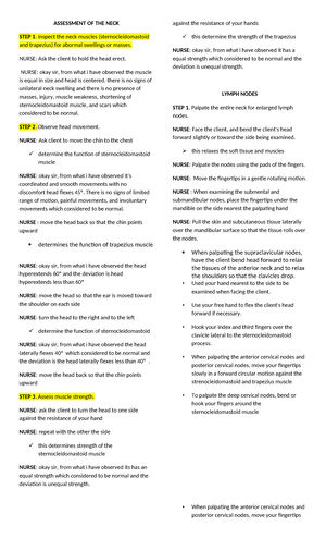 Bag Technique Checklist - Nursing - Studocu