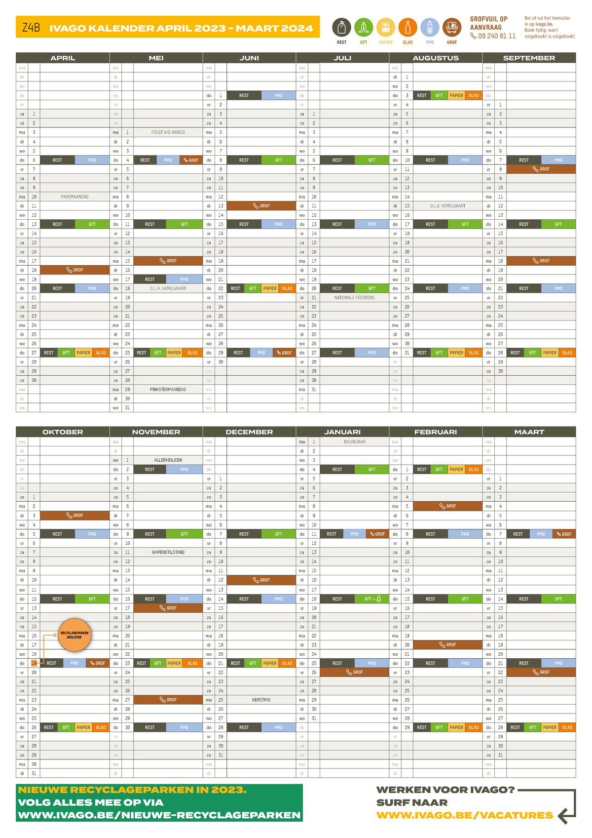 Download - kalender - ####### REST GFT PAPIER GLAS PMD Z4B IVAGO ...